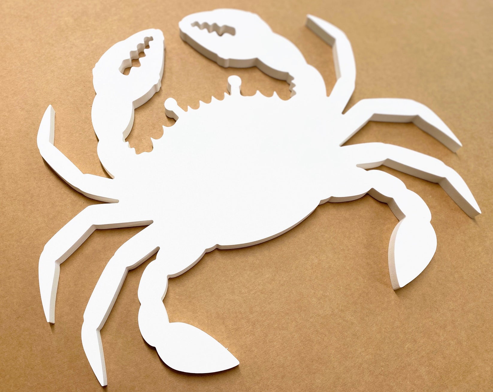 Weatherproof Crab Outdoor Wall Art – Coastal Beach House Nautical Sign ...